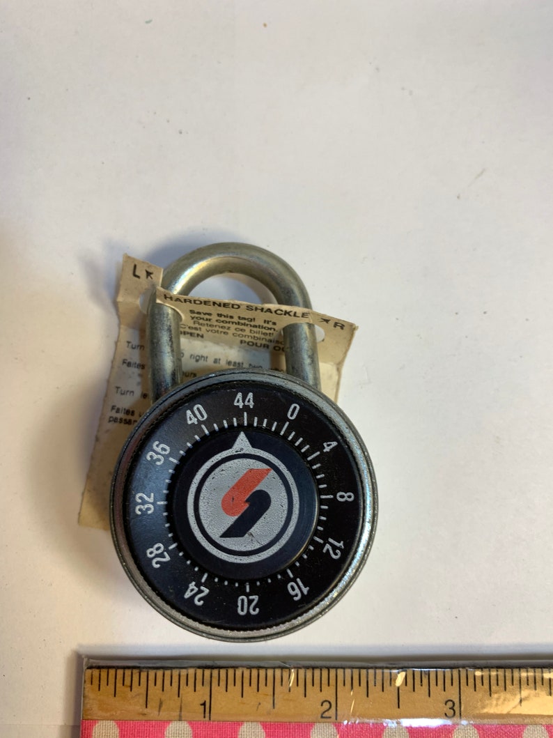 Vintage Slaymaker Combination padlock | Etsy