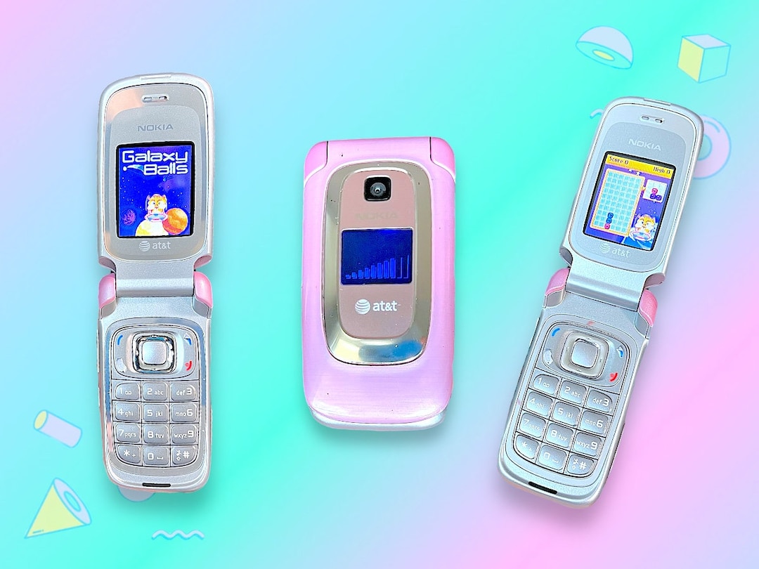 Vintage Y2K Pink Nokia Camera Flip Cell Phone.rare. - Etsy