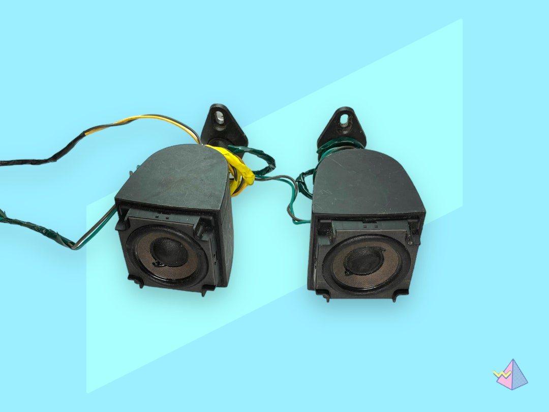 Vintage Y2K Stereo Surround Sound Speakers. - Etsy