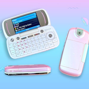 Vintage Y2K Pink Pantech Keyboard Flip Phone.rare.works - Etsy