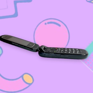 Vintage Blue Camera Flip Cell Phone. Works. - Etsy