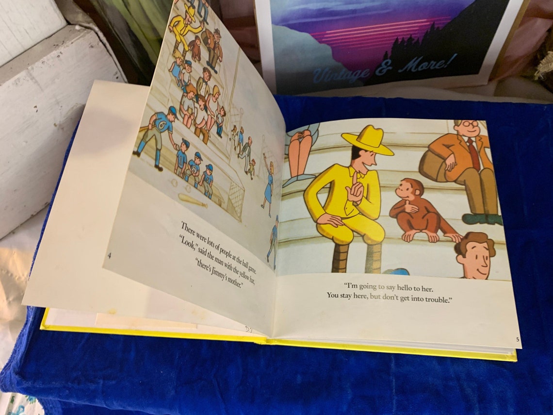 Vintage Curious George Childrens Book | Etsy