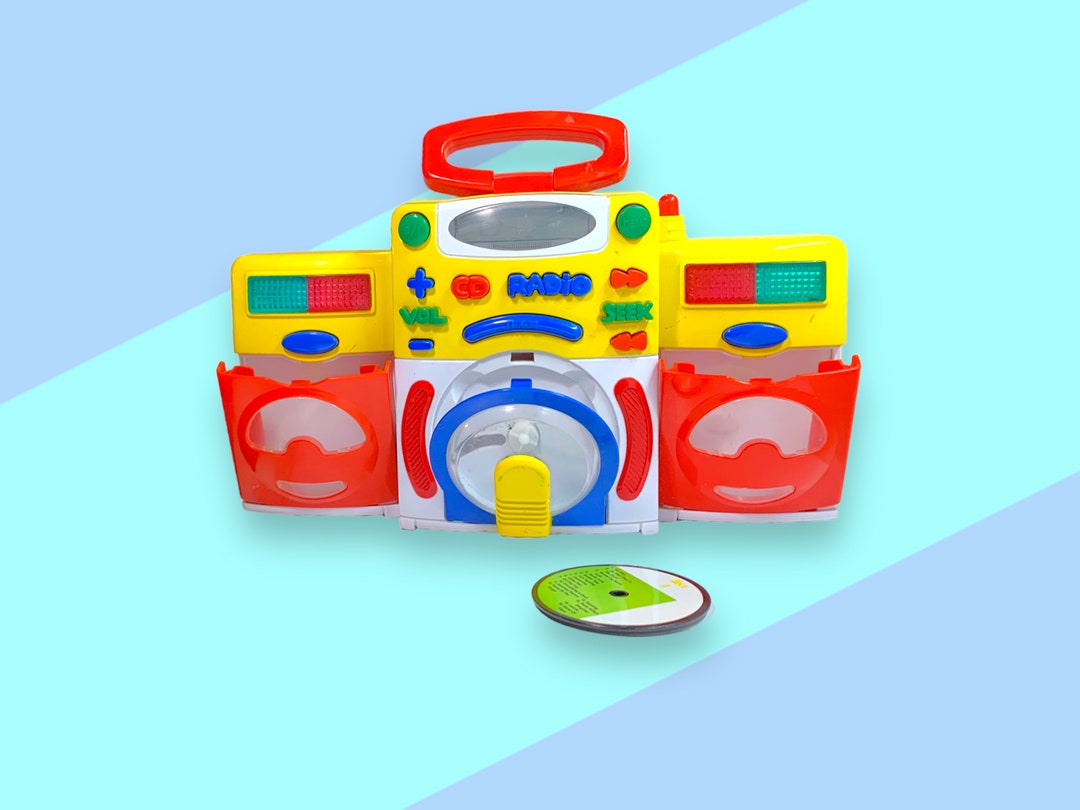 Vintage Kids CD Player Radio Toy. Works. - Etsy