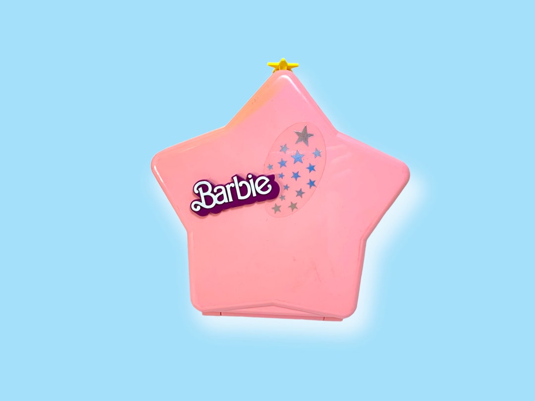 Vintage 90s Barbie Pink Mirror Compact Case. RARE. - Etsy