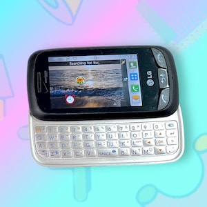 Vintage Y2K LG Slide Keyboard Cellphone. Works - Etsy