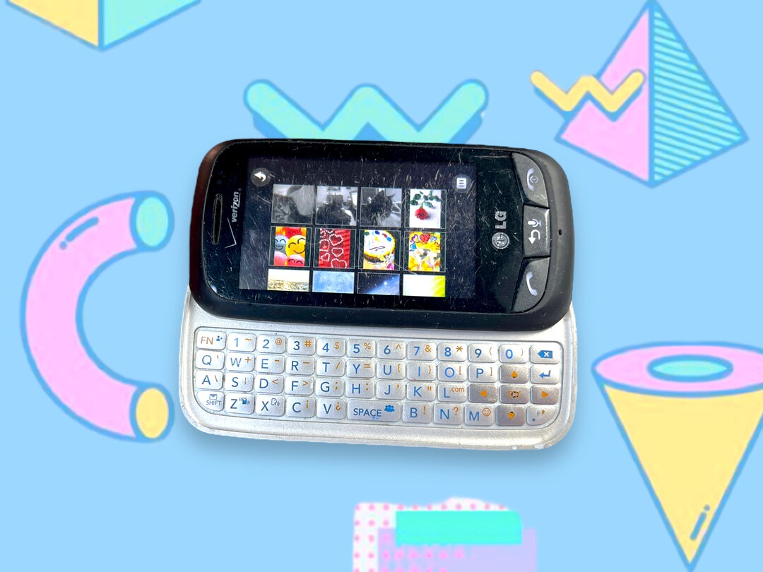 Vintage Y2K LG Slide Keyboard Cell Phone. Works - Etsy