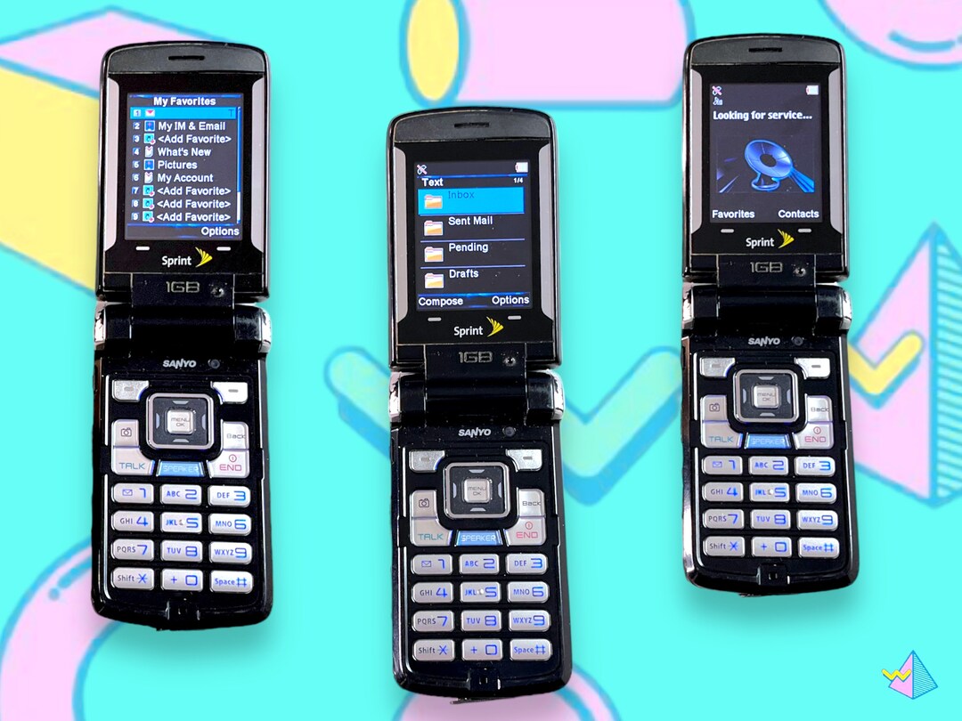 Vintage Y2K Sanyo Camera Flip Cell Phone. Rare.works - Etsy