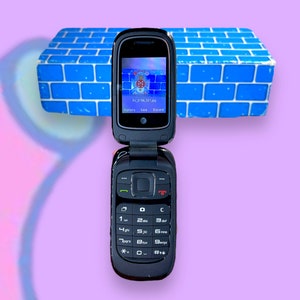 Vintage Blue Camera Flip Cell Phone. Works. - Etsy