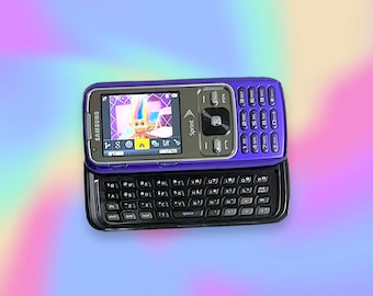 Vintage Y2K Pink Pantech Keyboard Flip Phone.rare.works! - Etsy