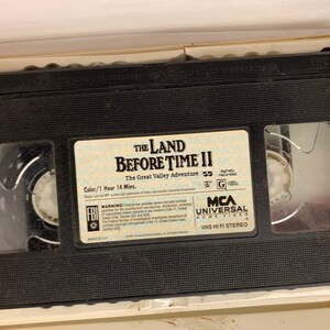 Vintage Land Before Time VHS - Etsy