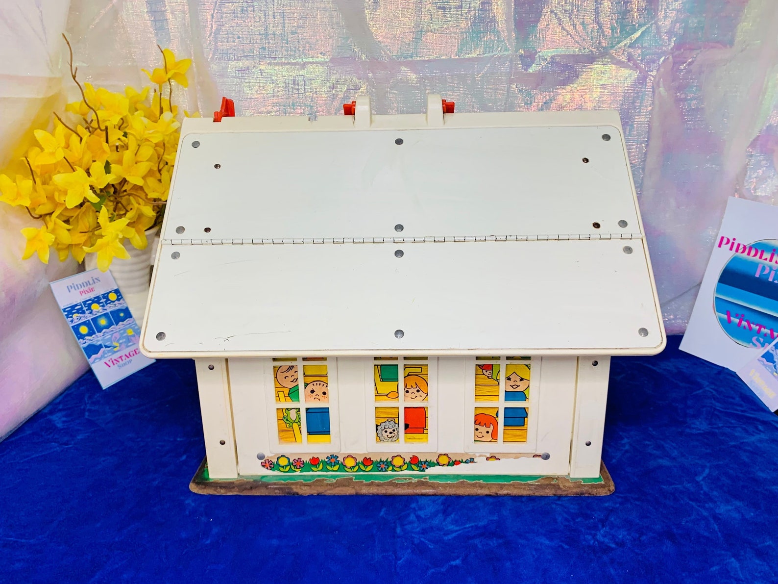 Vintage Fisher Price School House Toy. - Etsy