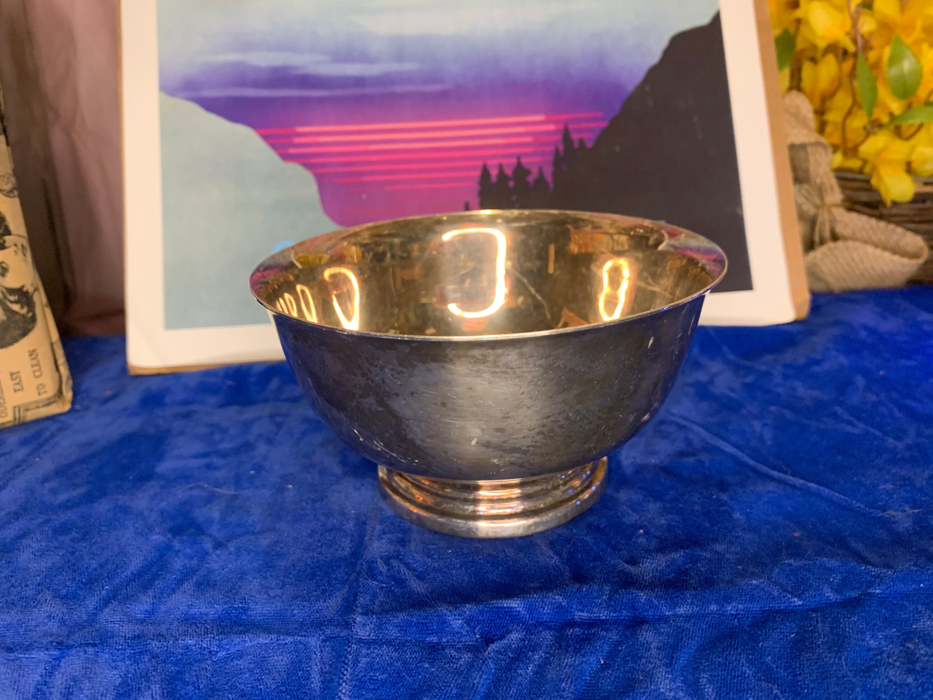 Vintage Silver Bowl | Etsy