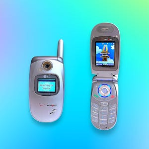 Vintage Y2K LG Camera Flip Cell Phone.works Rare - Etsy