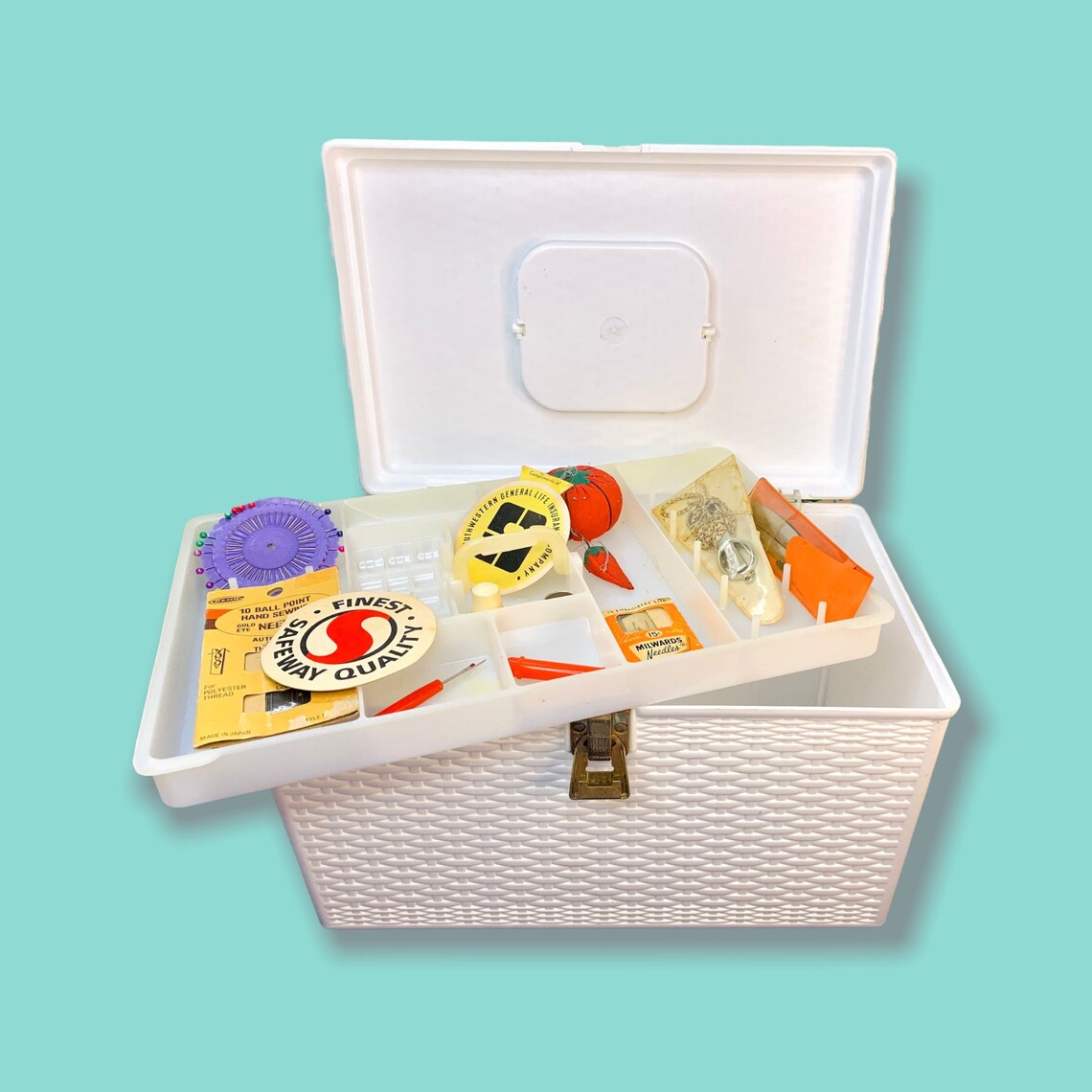 Vintage Craft Storage Organizer Case. - Etsy