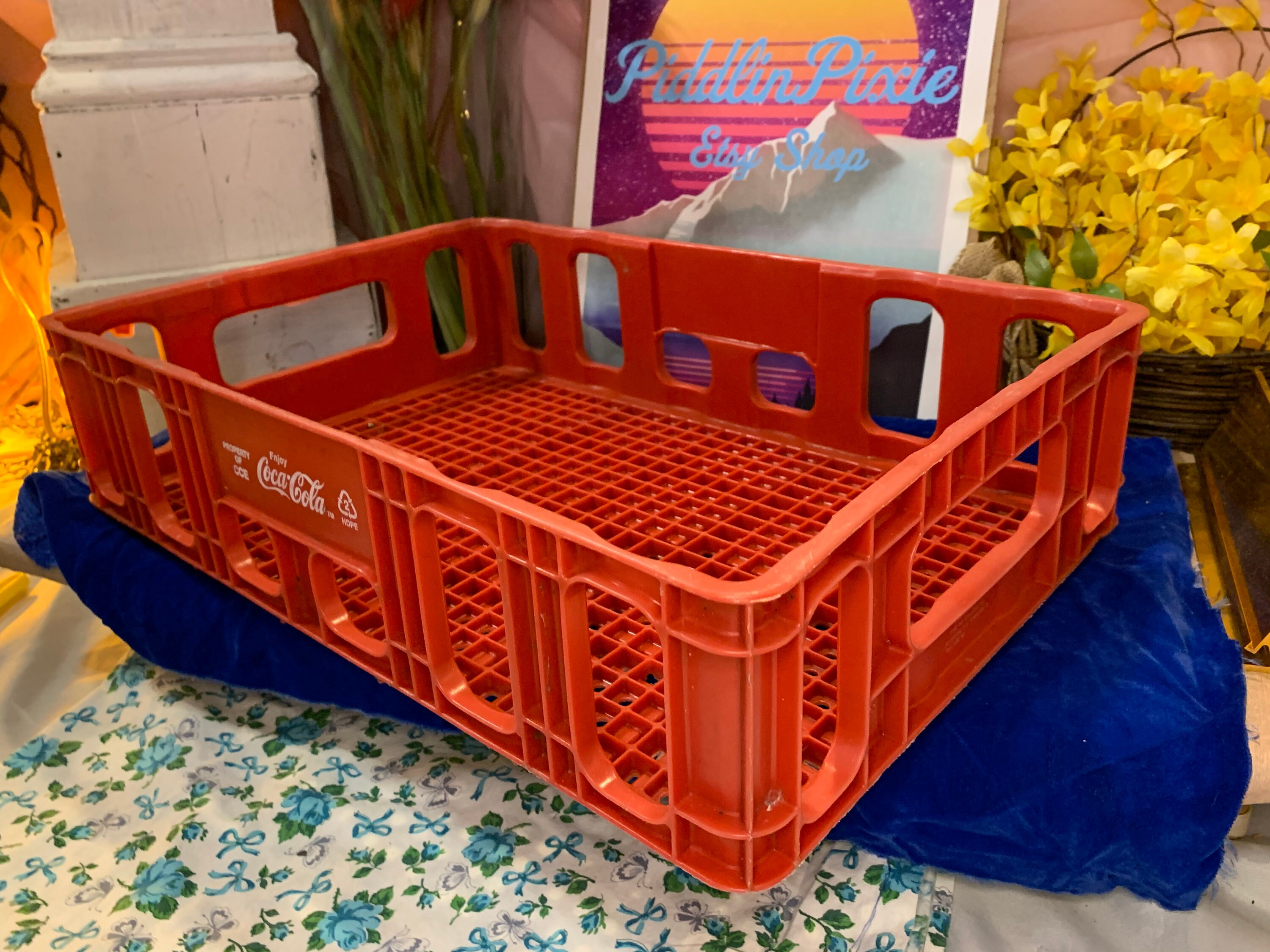 Vintage Plastic Coca-Cola Crate | Etsy