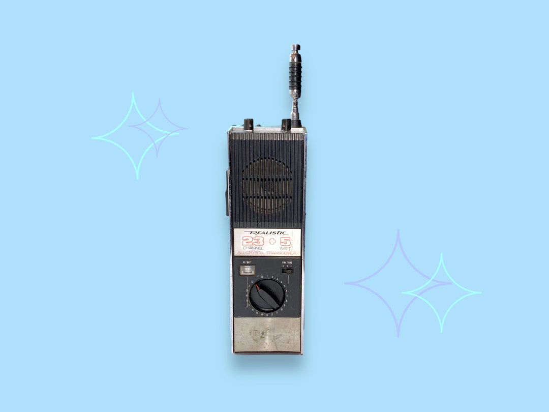 Vintage Realistic CB Radio Walkie-talkie Transceiver. Rare. - Etsy