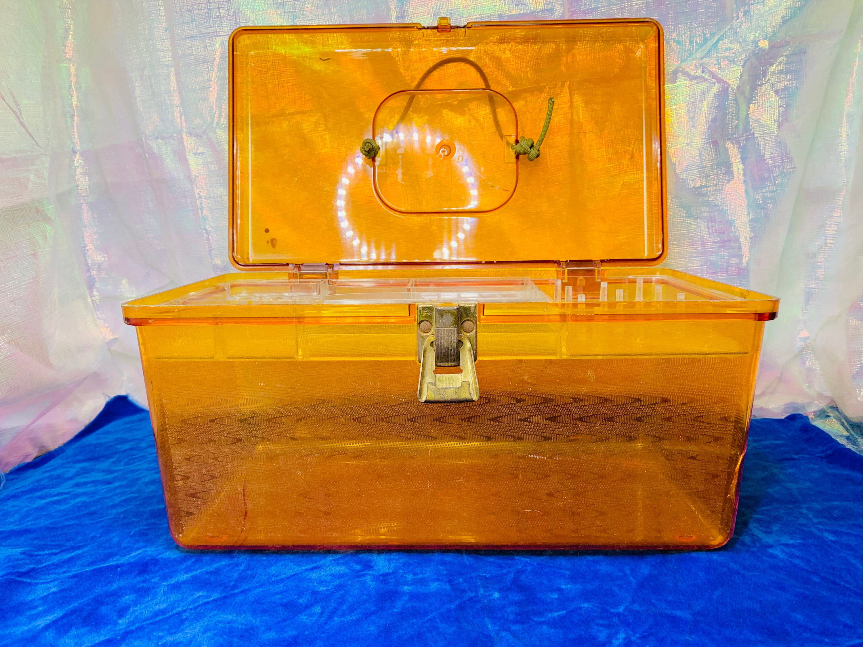 Vintage Clear Plastic Storage Case. | Etsy