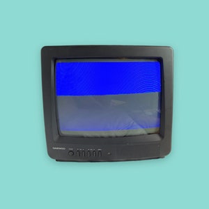 Vintage Y2K TV CRT Television Set.works! - Etsy