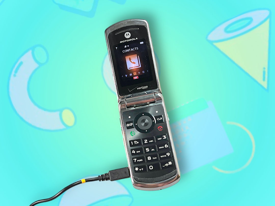 Vintage Y2K Purple Motorola Razor Flip Cellphone . Works. - Etsy