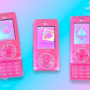 Vintage Y2K Pink LG Slide Camera Cell Phone. Rare.works! - Etsy