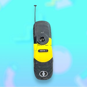 Vintage Yellow Motorola Flip Cell Phone. Rare.works. - Etsy