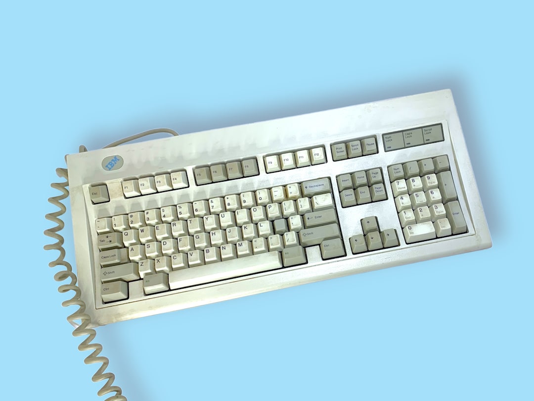 Vintage IBM Computer Keyboard. as Is. - Etsy