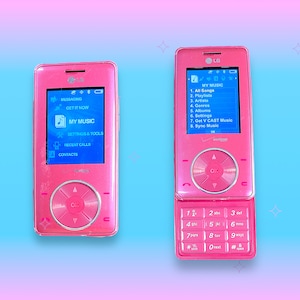 Vintage Y2K Pink LG Slide Cell Phone.rare.works! - Etsy