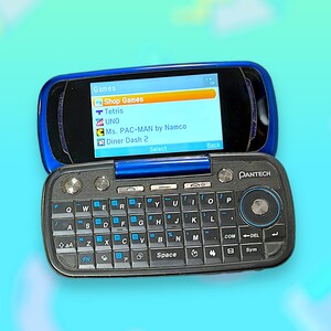 Vintage Y2K Pantech Keyboard Flip Cell Phone. Rare. Works. - Etsy