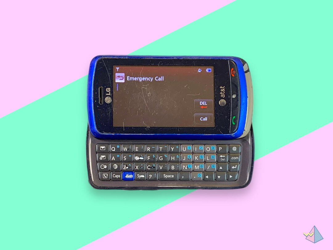 Vintage Y2K LG Slide Keyboard Cell Phone. Works - Etsy