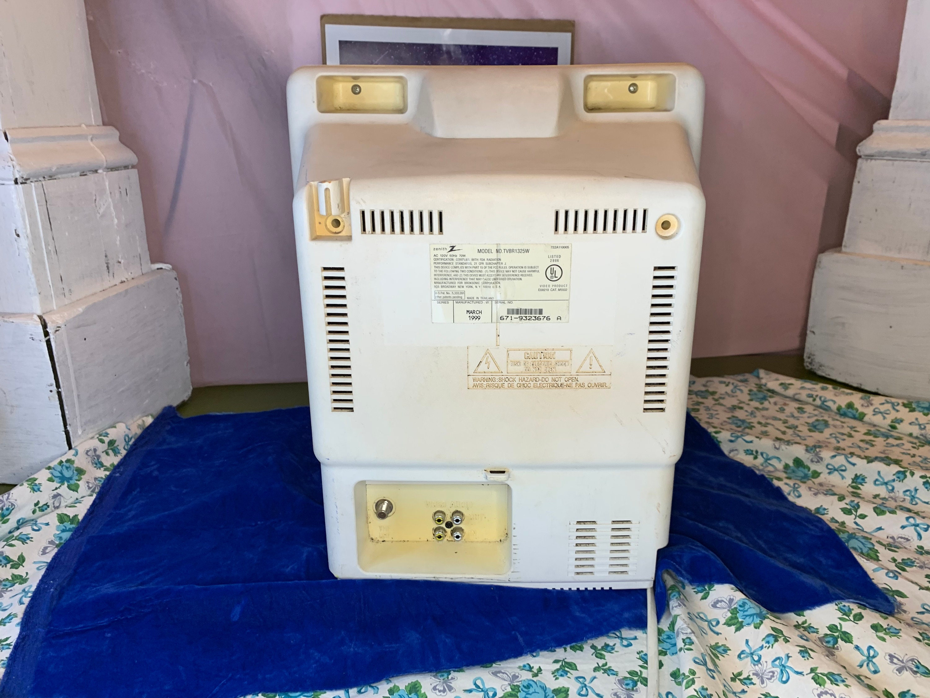 Vintage Zenith VHS Television Set. | Etsy