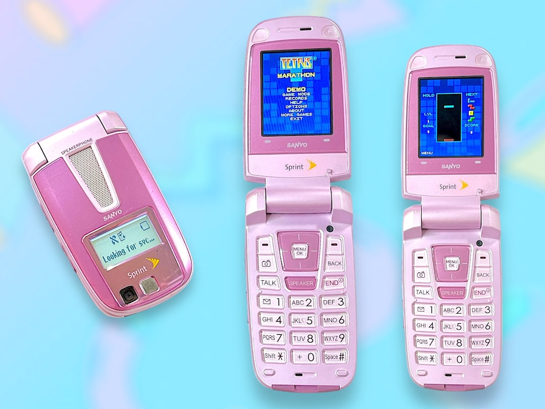 Vtg Y2K Pink Camera Flip Cell Phone. Rare.works! - Etsy