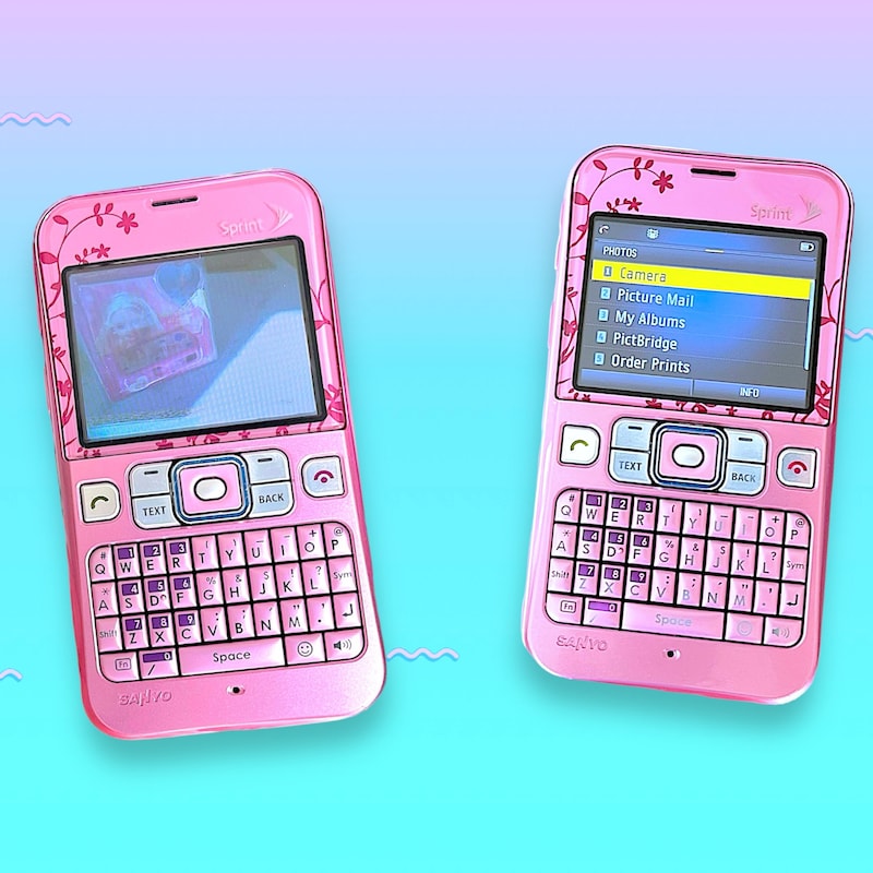 Y2k Slide Cell Phone - Etsy