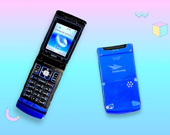 Vintage Y2K Blue Sanyo Camera Flip Cell Phone. Rare.works! - Etsy