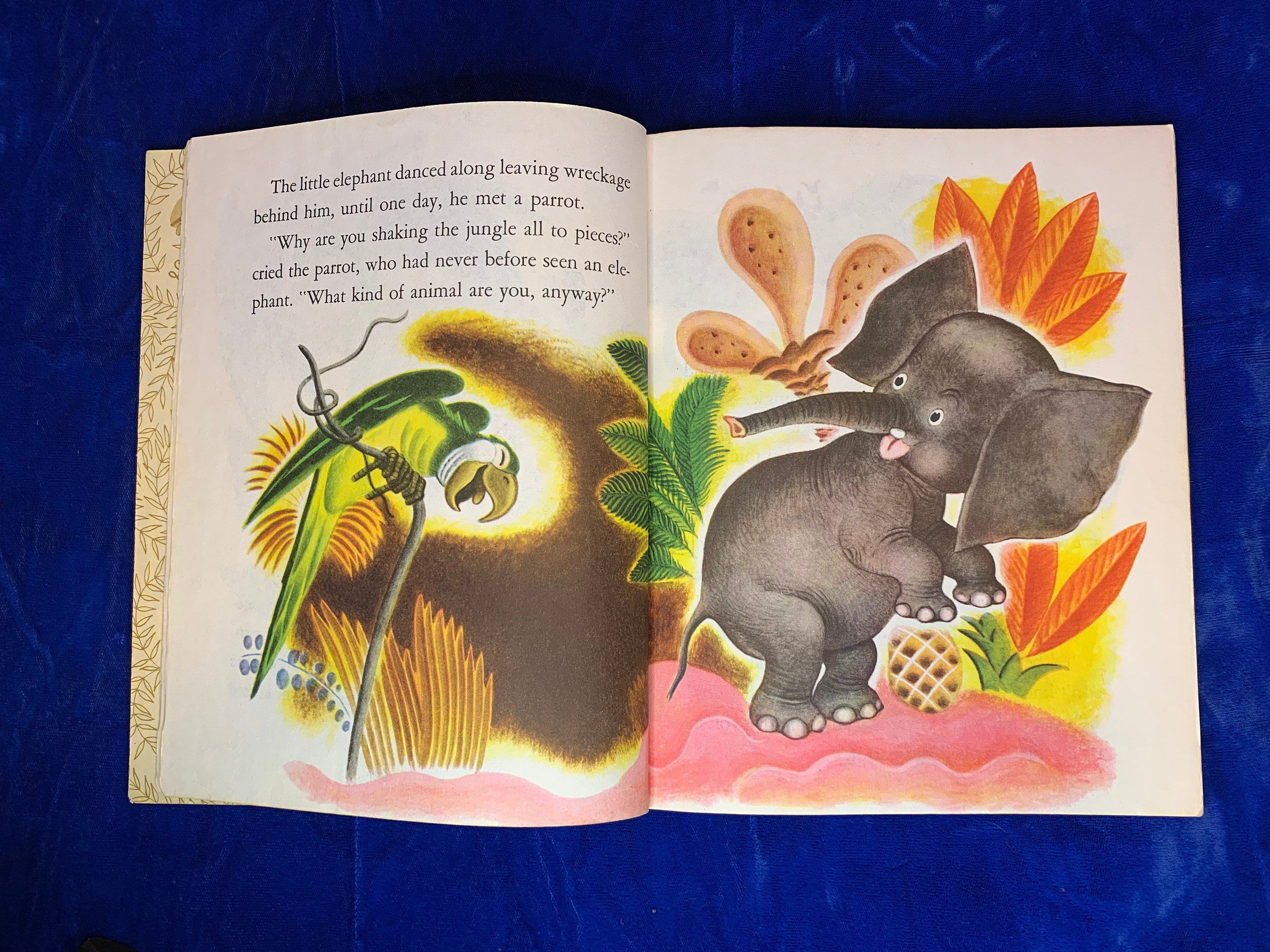 Vintage Walt Disneys Elephant A Little Golden Childrens Book | Etsy