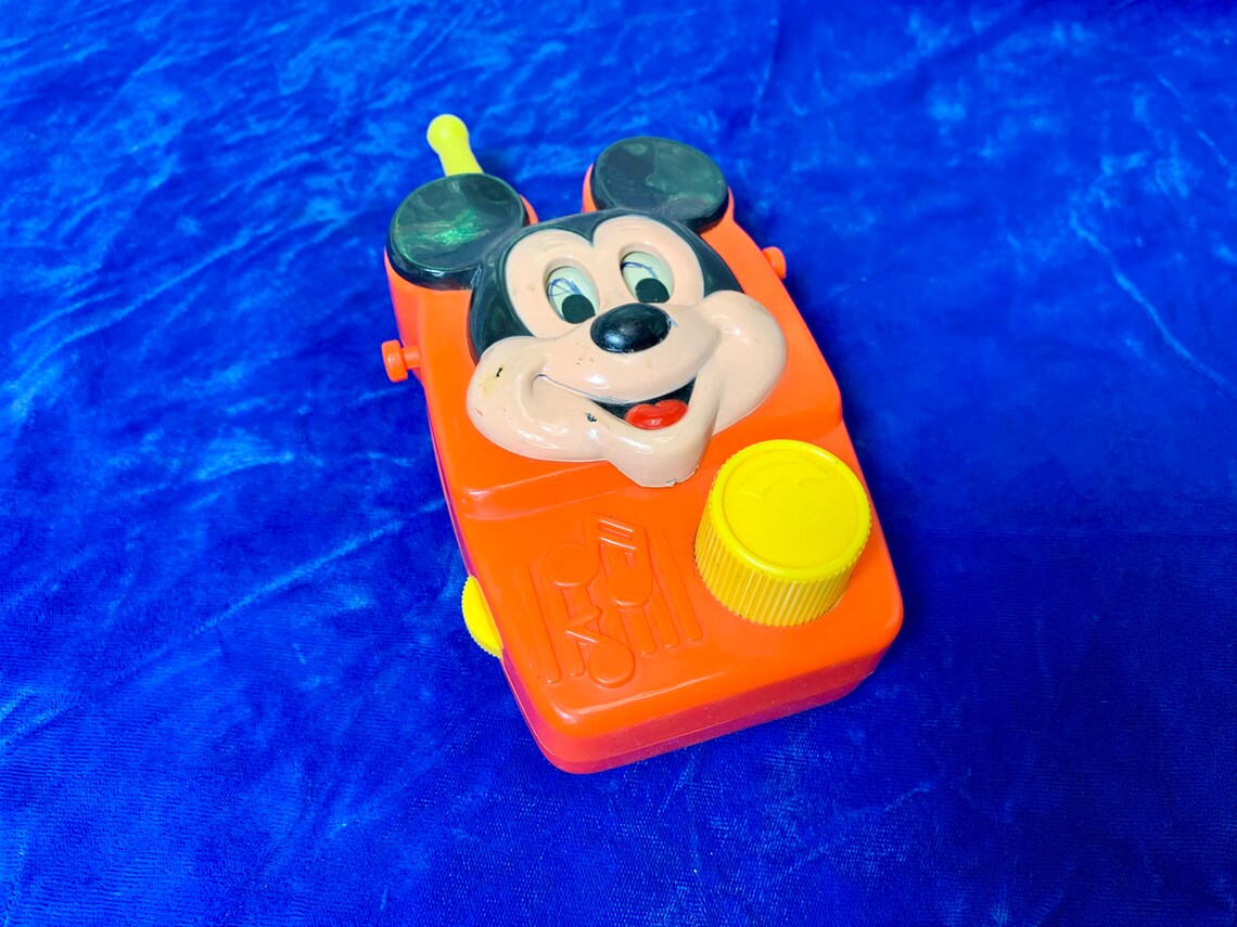 Vintage Mickey Mouse Music Toy. - Etsy