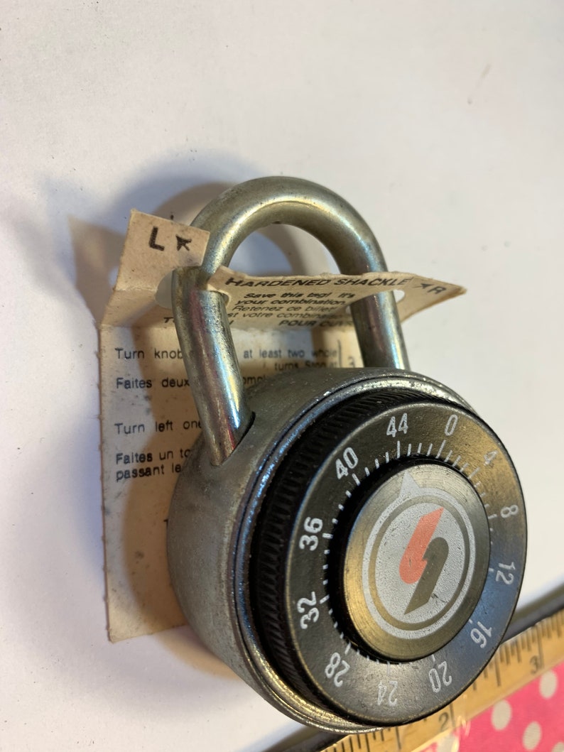 Vintage Slaymaker Combination padlock | Etsy