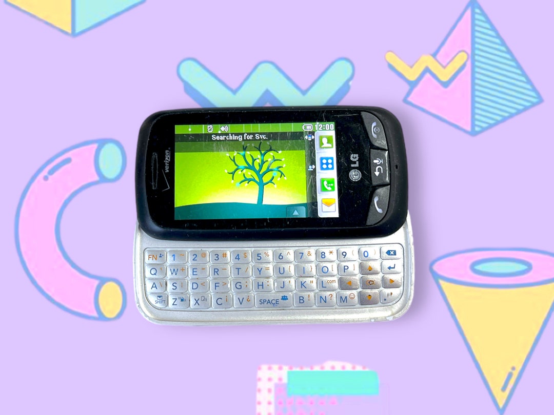 Vintage Y2K LG Slide Keyboard Cell Phone. Works - Etsy
