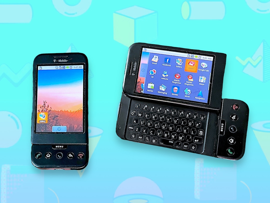 Vintage Y2K Google Keyboard Slide Cell Phone.works.rare. - Etsy