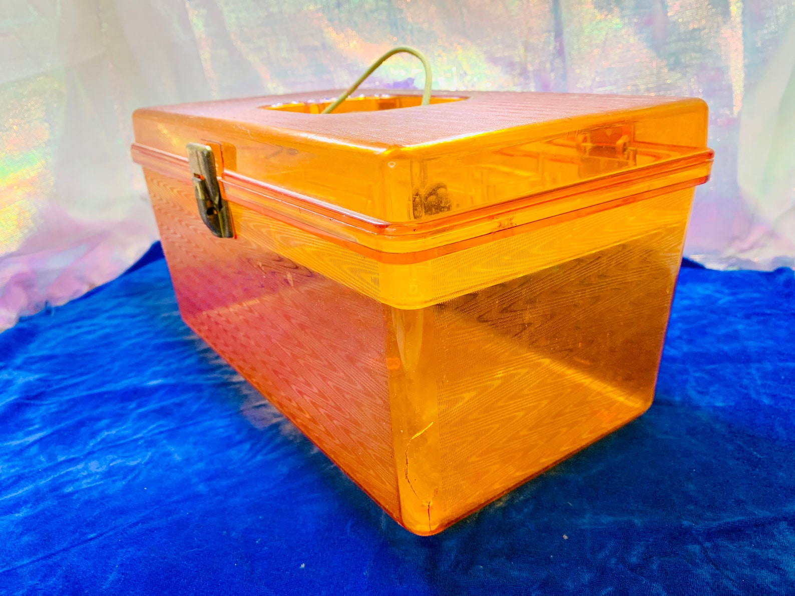 Vintage Clear Plastic Storage Case. | Etsy