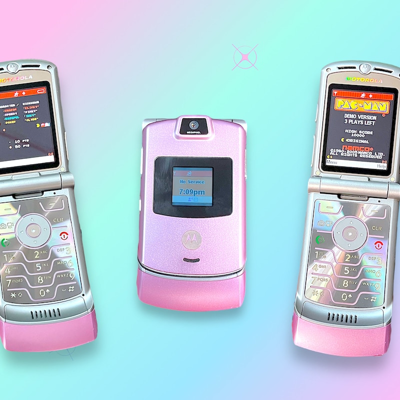 Y2k Slide Cell Phone - Etsy