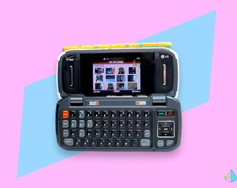 Vintage Y2K Samsung Keyboard Flip Cell Phone.rare. Works - Etsy