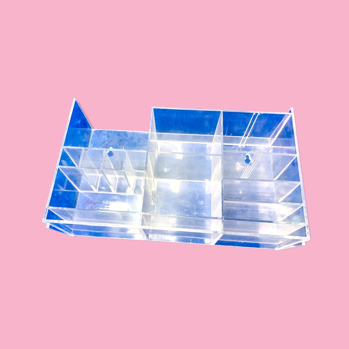 Vintage 90s Style Clear Makeup Organizer. - Etsy