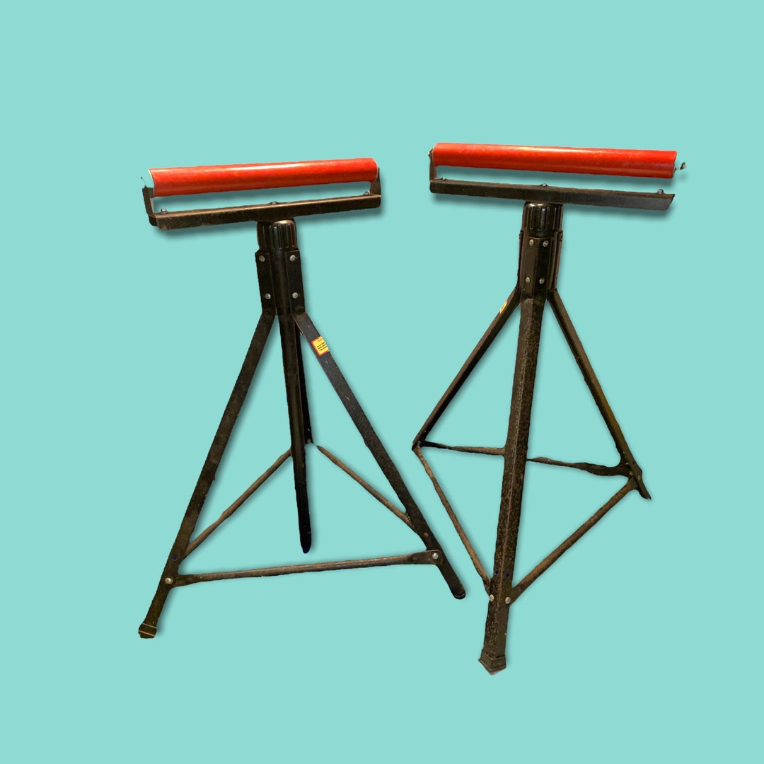 Buy Vintage Metal Roller Stands. Online in India - Etsy