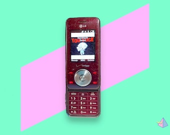 Vintage Y2K Slider QWERTY Phone - Samsung Rant - 2000s Purple Cellular ...
