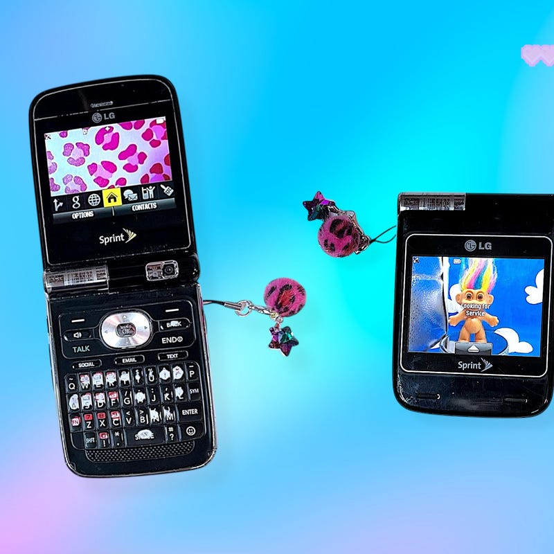 Y2k Slide Cell Phone - Etsy
