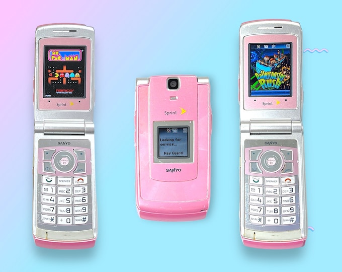 Vintage Cute Y2K Pink Sanyo Camera Flip Cell Phone.works. - Etsy
