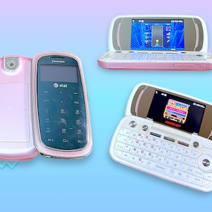 Vintage Y2K Pink Pantech Keyboard Flip Phone.rare.works - Etsy