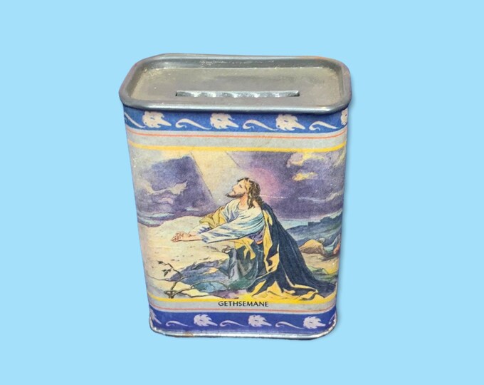 Vintage Religious Jesus Christ Small Coin Bank. - Etsy