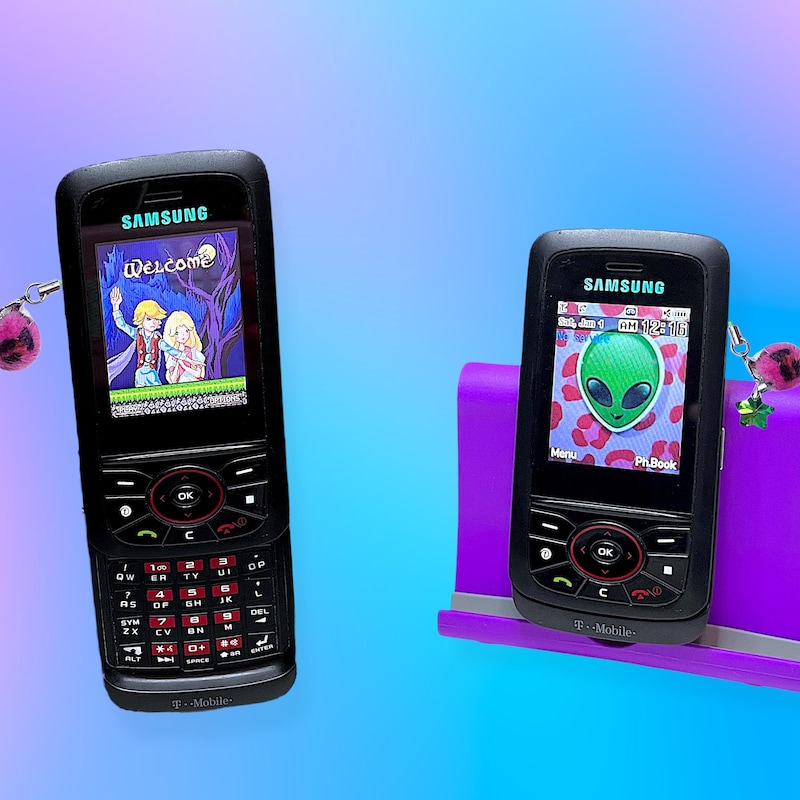 Y2k Slide Cell Phone - Etsy