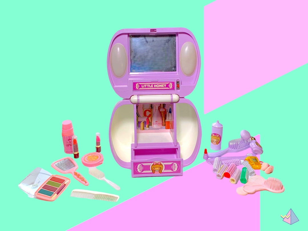 Vintage 90s Bluebox Makeup Vanity Case. - Etsy